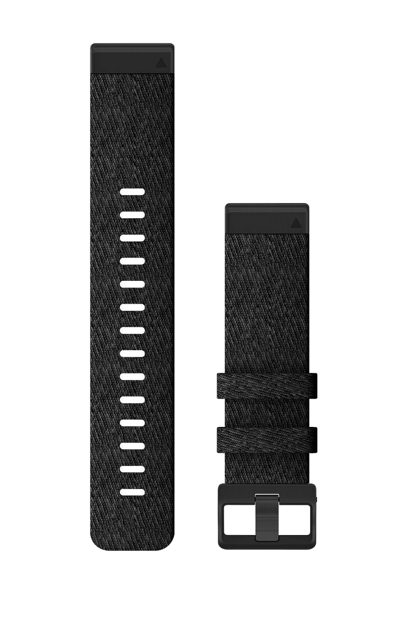 Garmin QuickFit® 22-klokkerem - Sammenflettet sort nylon - Marcussen Ur ...